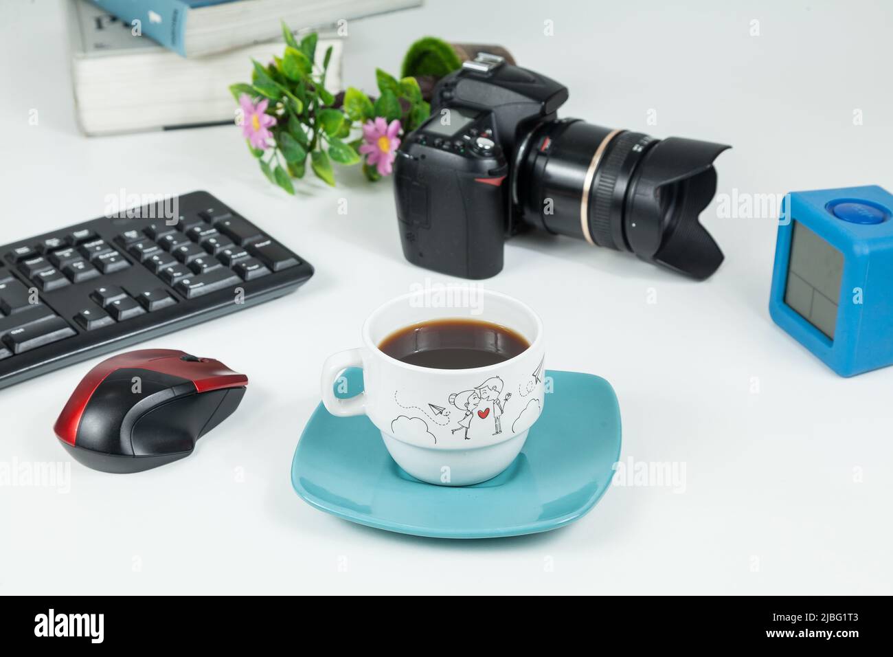 Group of office equipment hi-res stock photography and images - Alamy