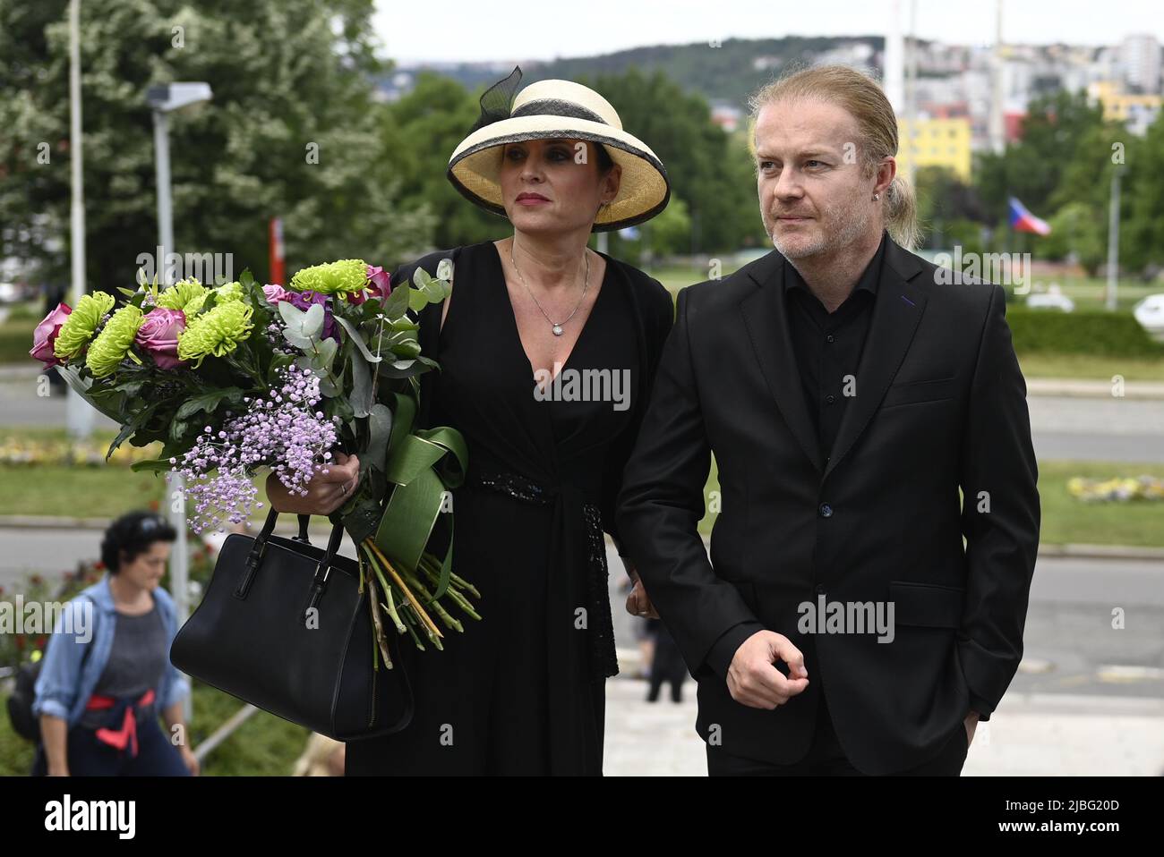Prague, Czech Republic. 06th June, 2022. Czech actress Barbora Kodetova ...