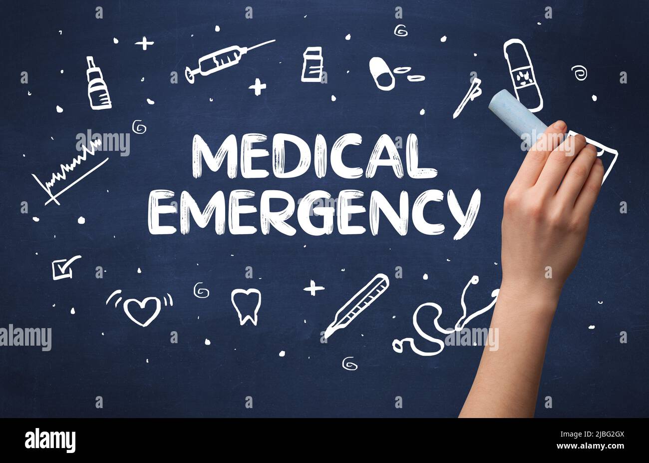 Hand drawing medical concept concept Stock Photo - Alamy