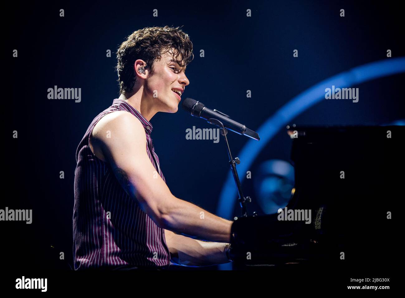 SPAIN, BARCELONA, 2019, MARCH 26TH: The Canadian singer and composer ...