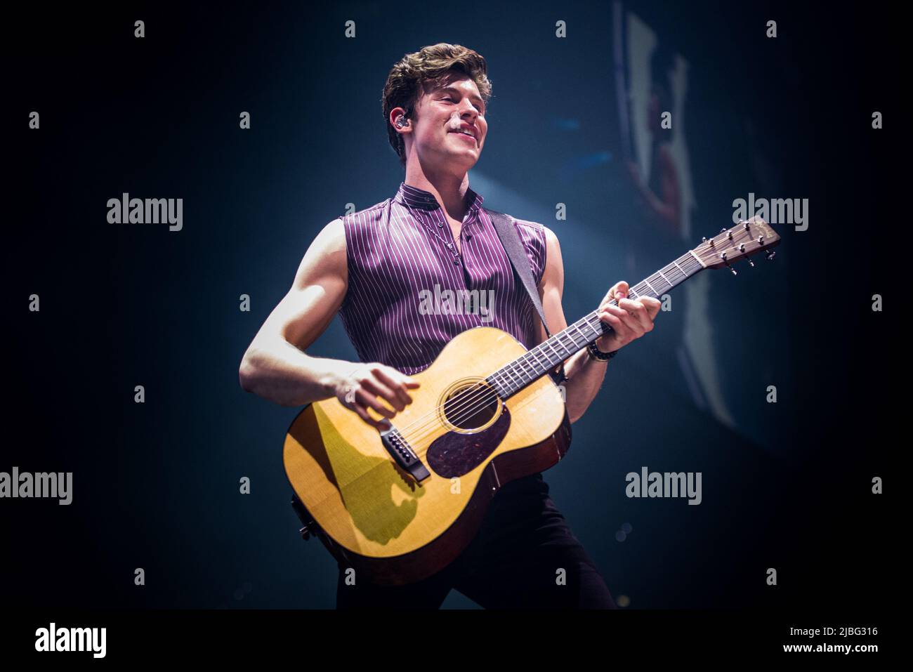 SPAIN, BARCELONA, 2019, MARCH 26TH: The Canadian singer and composer ...