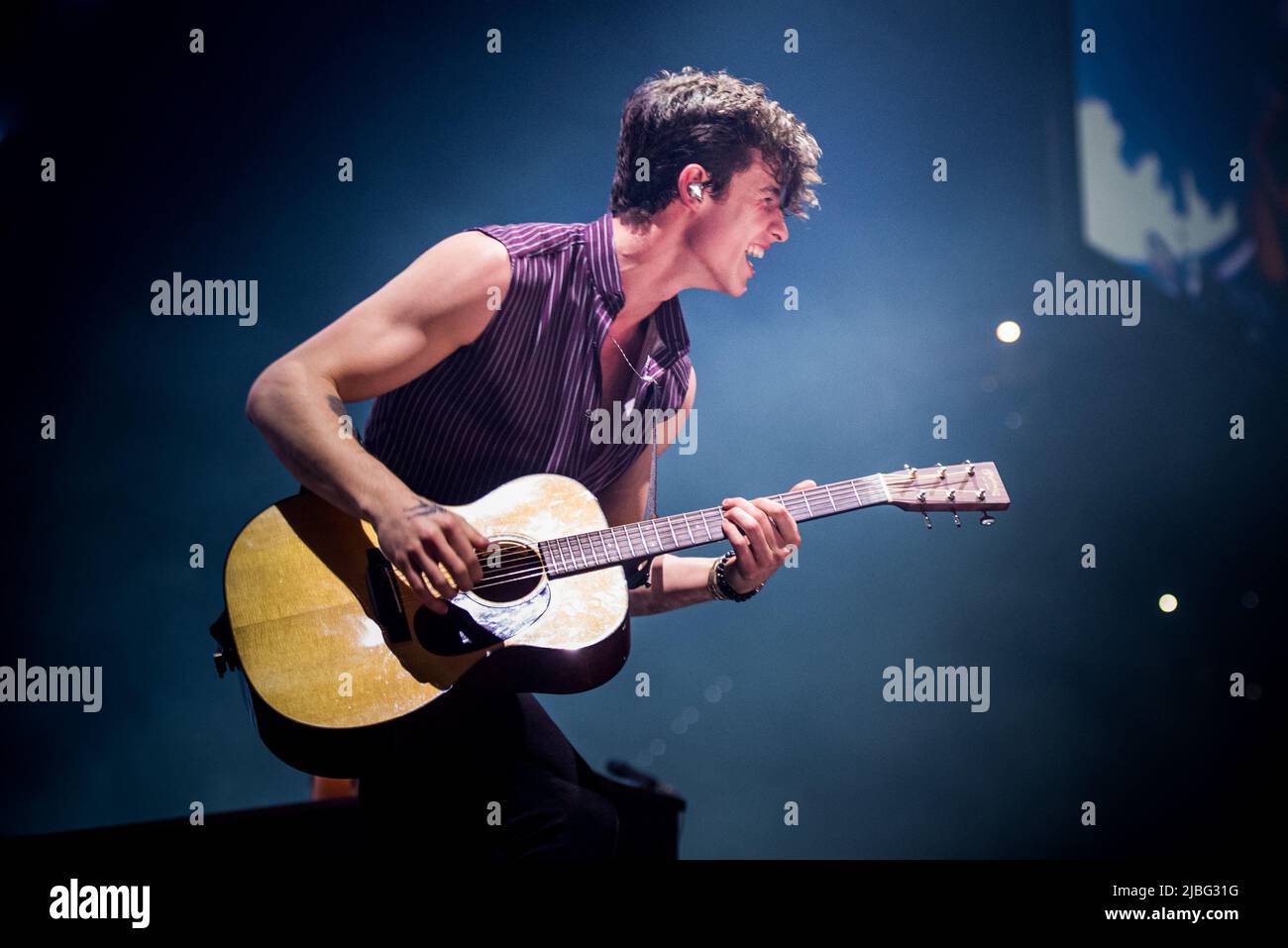 SPAIN, BARCELONA, 2019, MARCH 26TH: The Canadian singer and composer ...