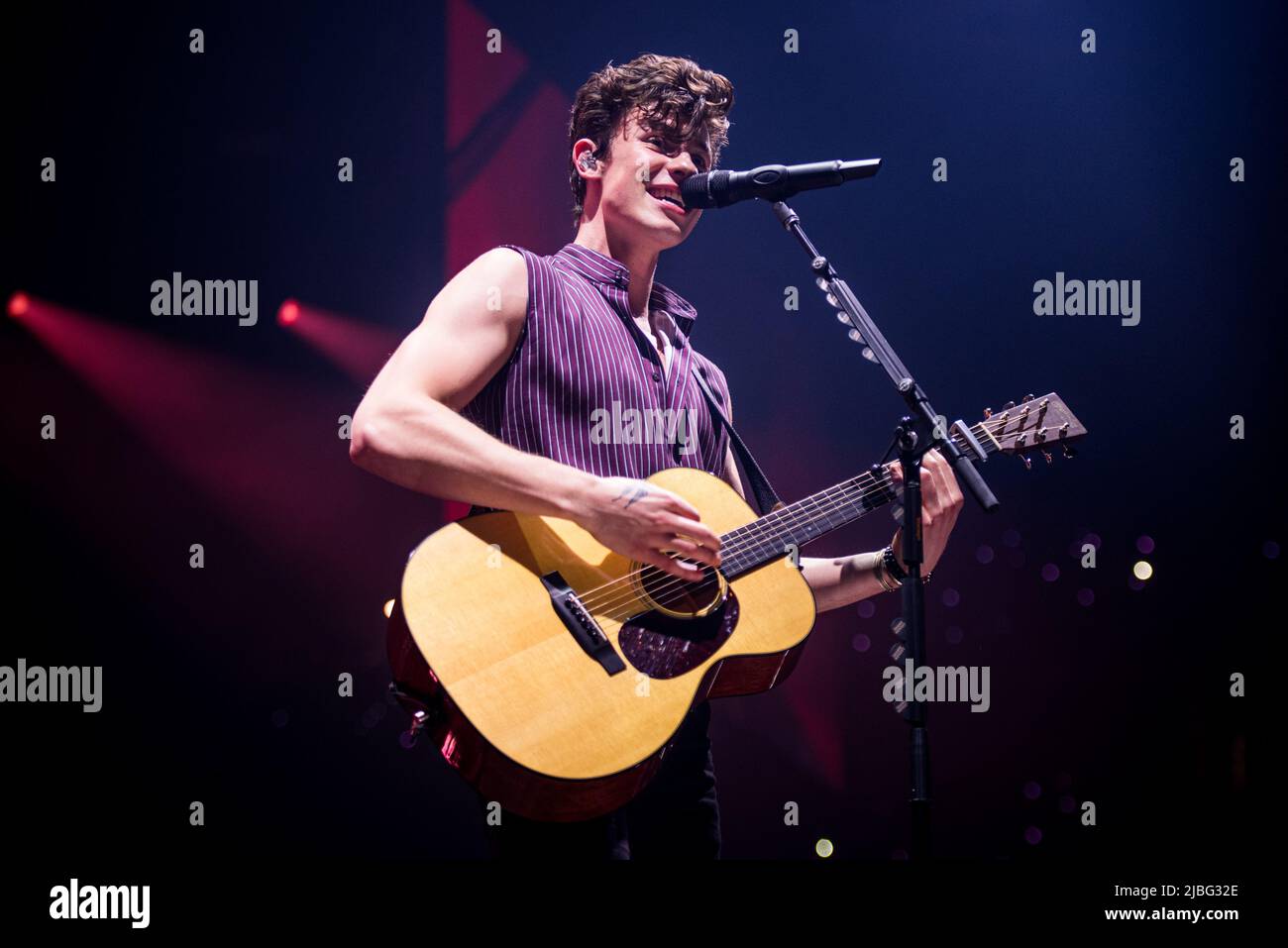 SPAIN, BARCELONA, 2019, MARCH 26TH: The Canadian singer and composer ...