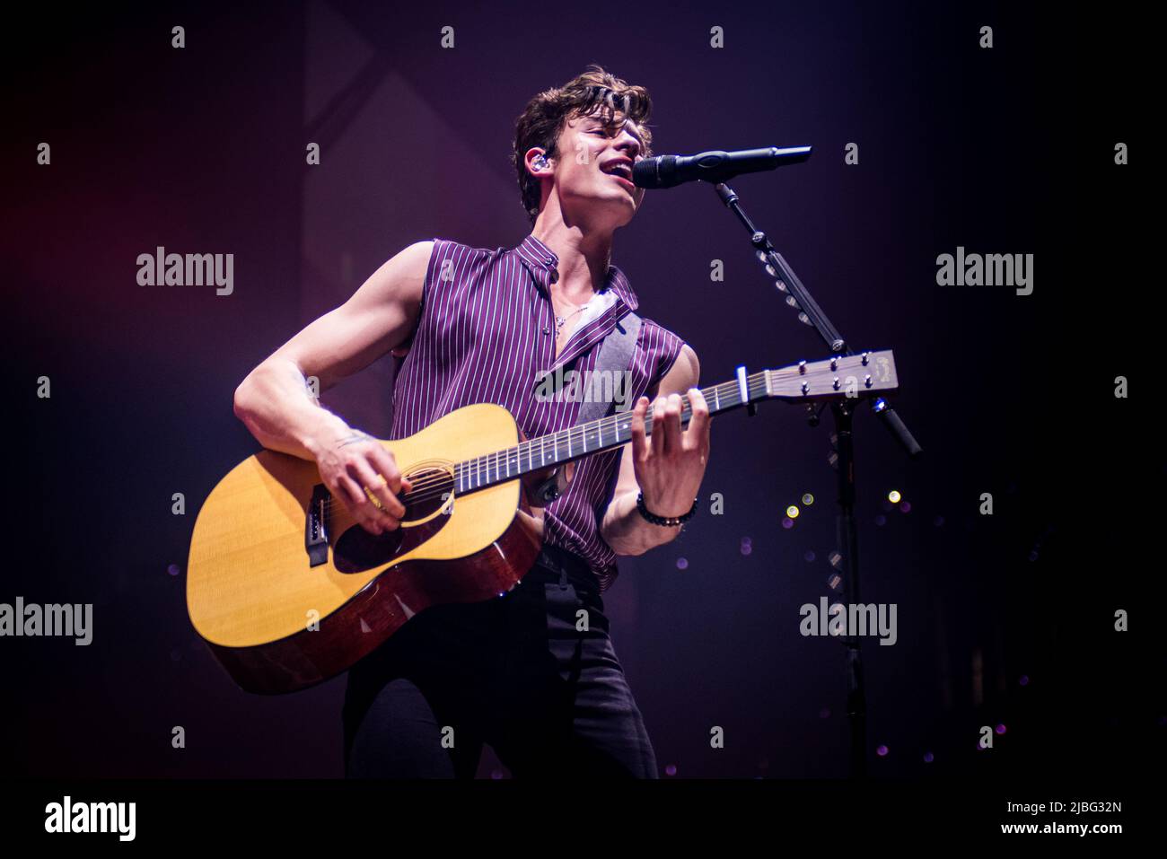 SPAIN, BARCELONA, 2019, MARCH 26TH: The Canadian singer and composer ...