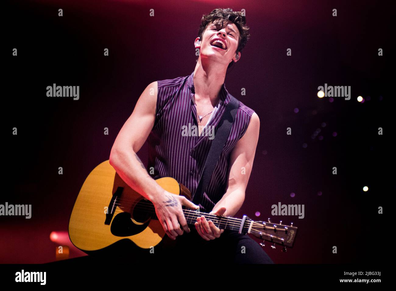 SPAIN, BARCELONA, 2019, MARCH 26TH: The Canadian singer and composer ...