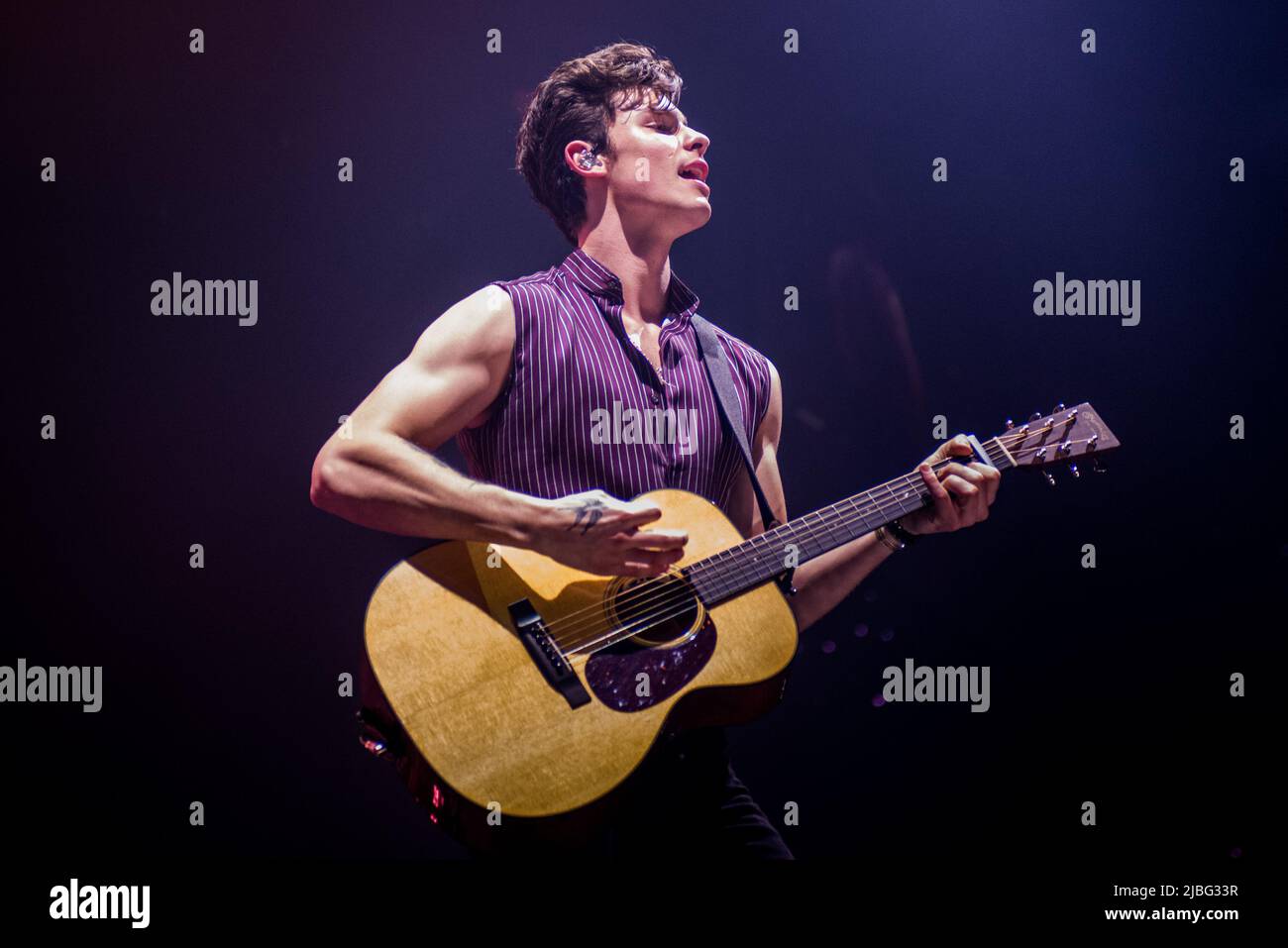 SPAIN, BARCELONA, 2019, MARCH 26TH: The Canadian singer and composer ...