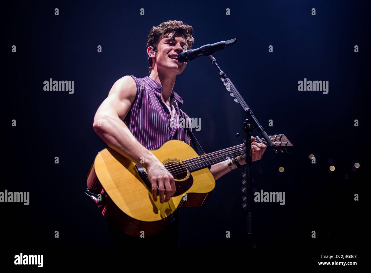 SPAIN, BARCELONA, 2019, MARCH 26TH: The Canadian singer and composer ...