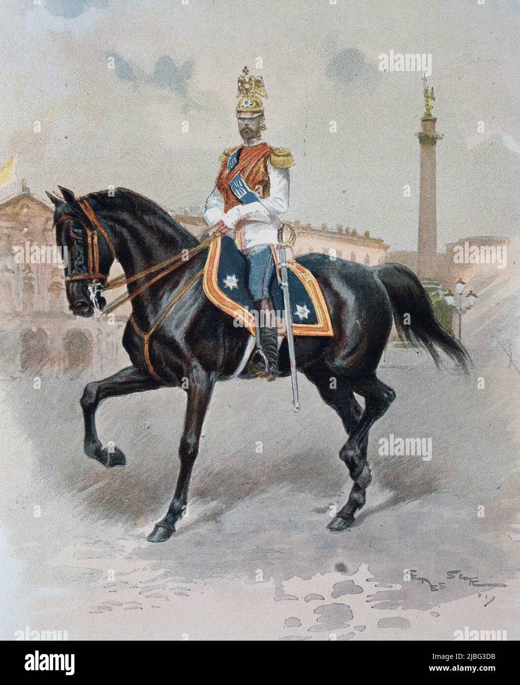 NICOLAS II. ZAR DE RUSIA . 1868 - 1918. EL ZAR CON EL UNIFORME DEL ...