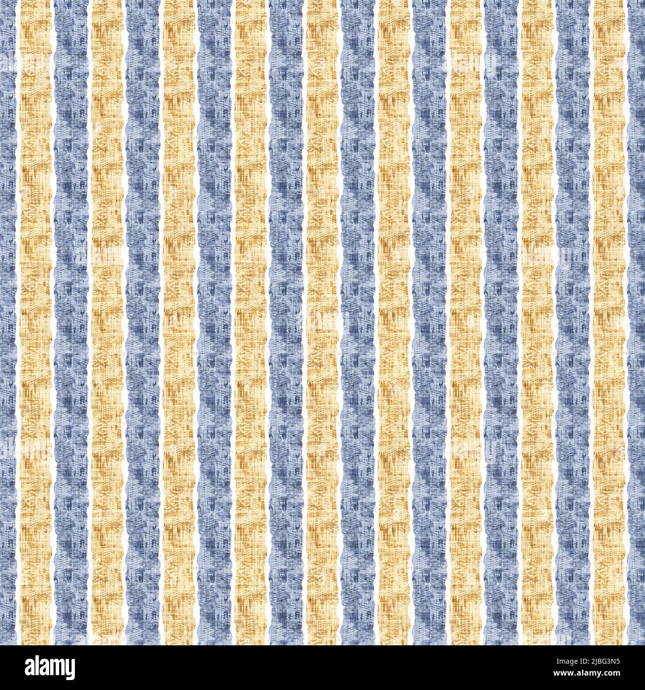 Seamless French country kitchen stripe fabric pattern print. Blue ...