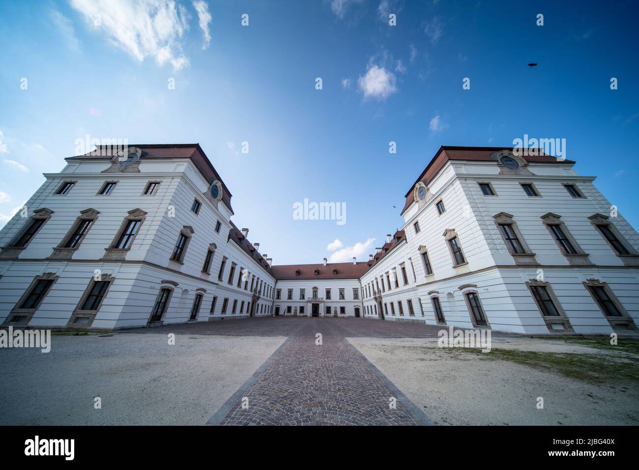 Beautiful Eszterhazy Castle in Papa, Hungary Stock Photo - Alamy
