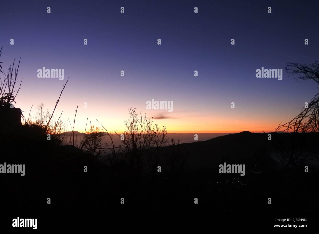 Wonderful View at Bromo National Park, Indonesia Stock Photo - Alamy