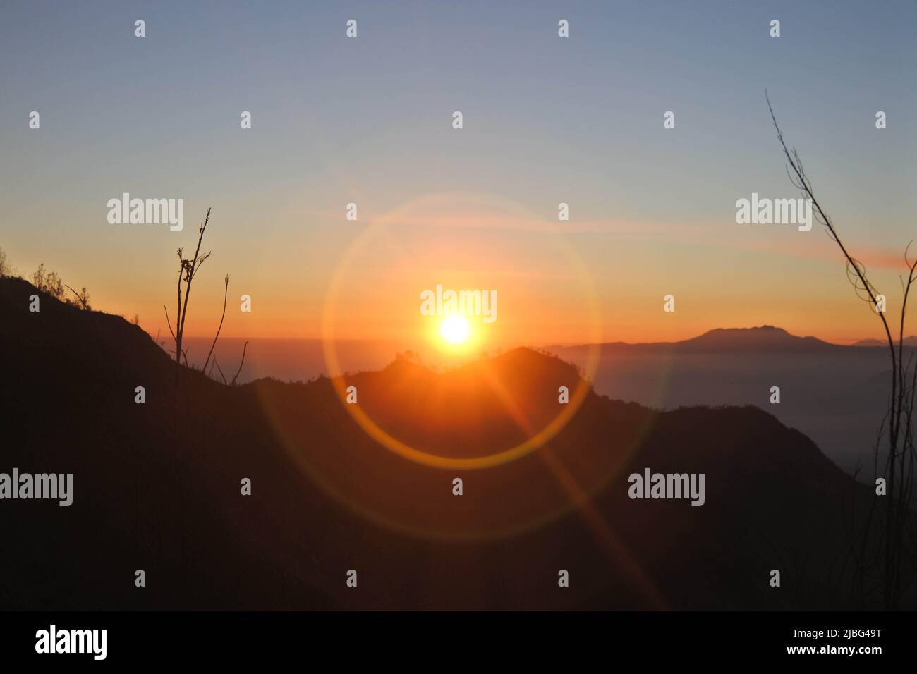 Wonderful View at Bromo National Park, Indonesia Stock Photo - Alamy