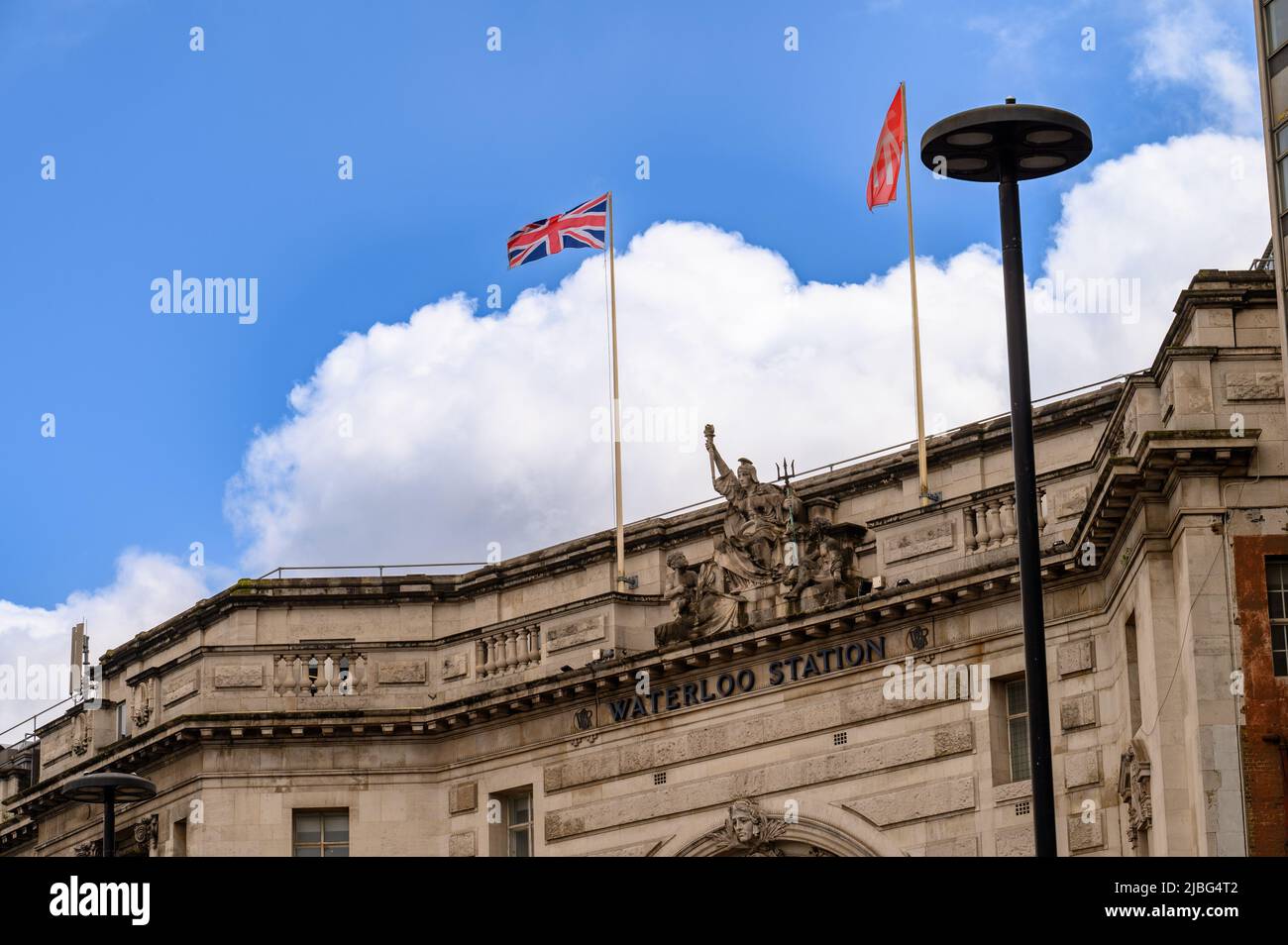 Waterloo flag hi-res stock photography and images - Alamy