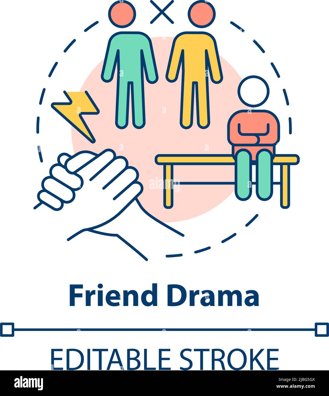 Drama and argument Stock Vector Images - Alamy