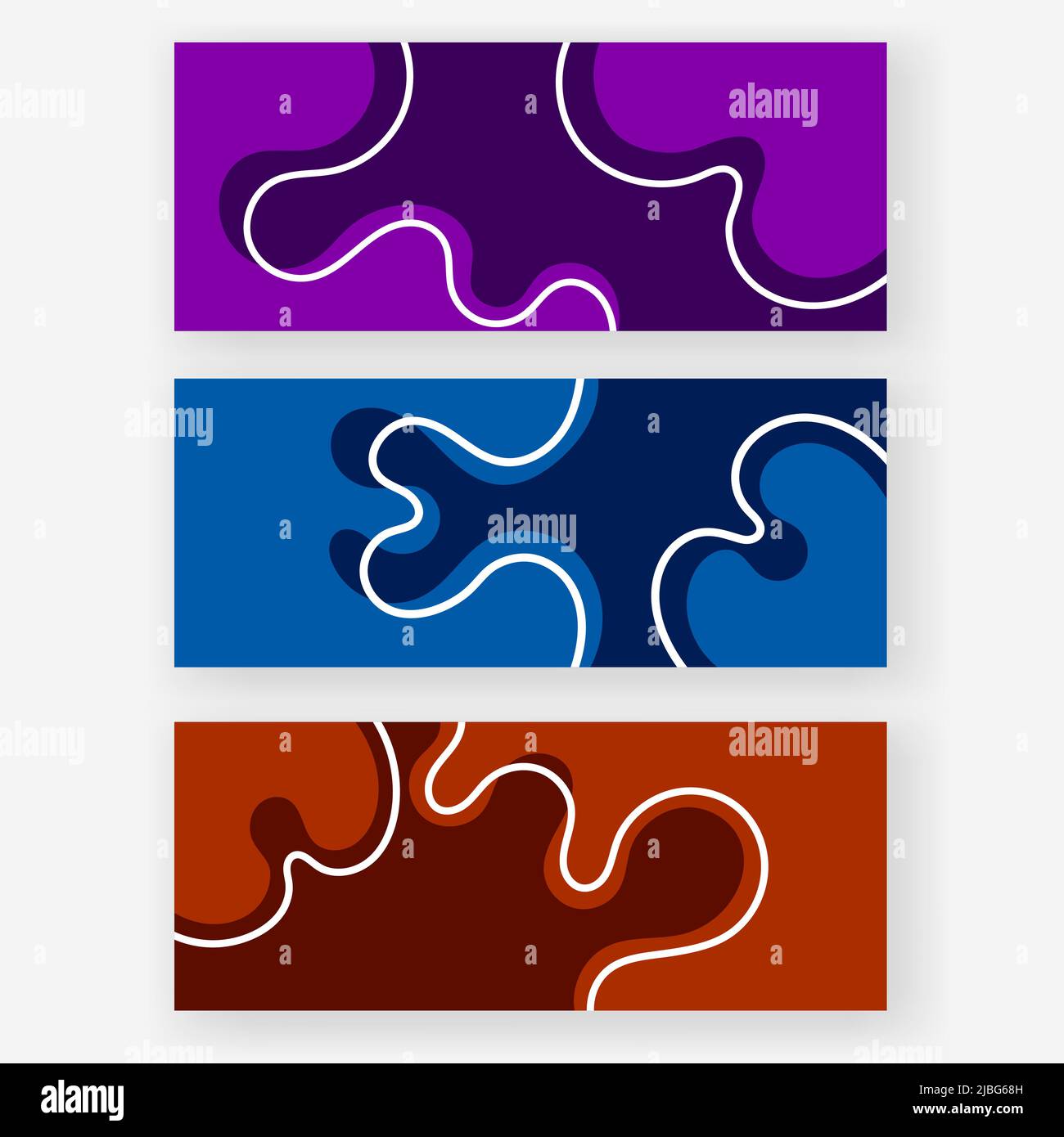 multicolor fluid texture banner template Stock Vector Image & Art - Alamy