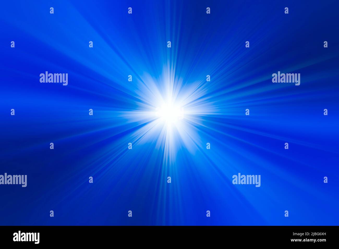 Abstract radial blur surface in in dark blue, light blue and white ...