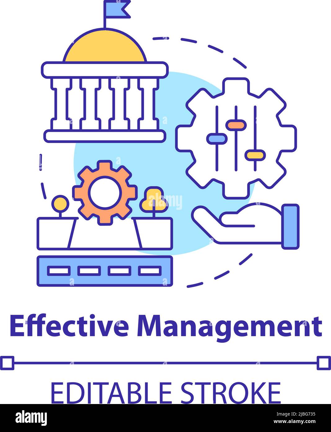 Effective management concept icon Stock Vector Image & Art - Alamy