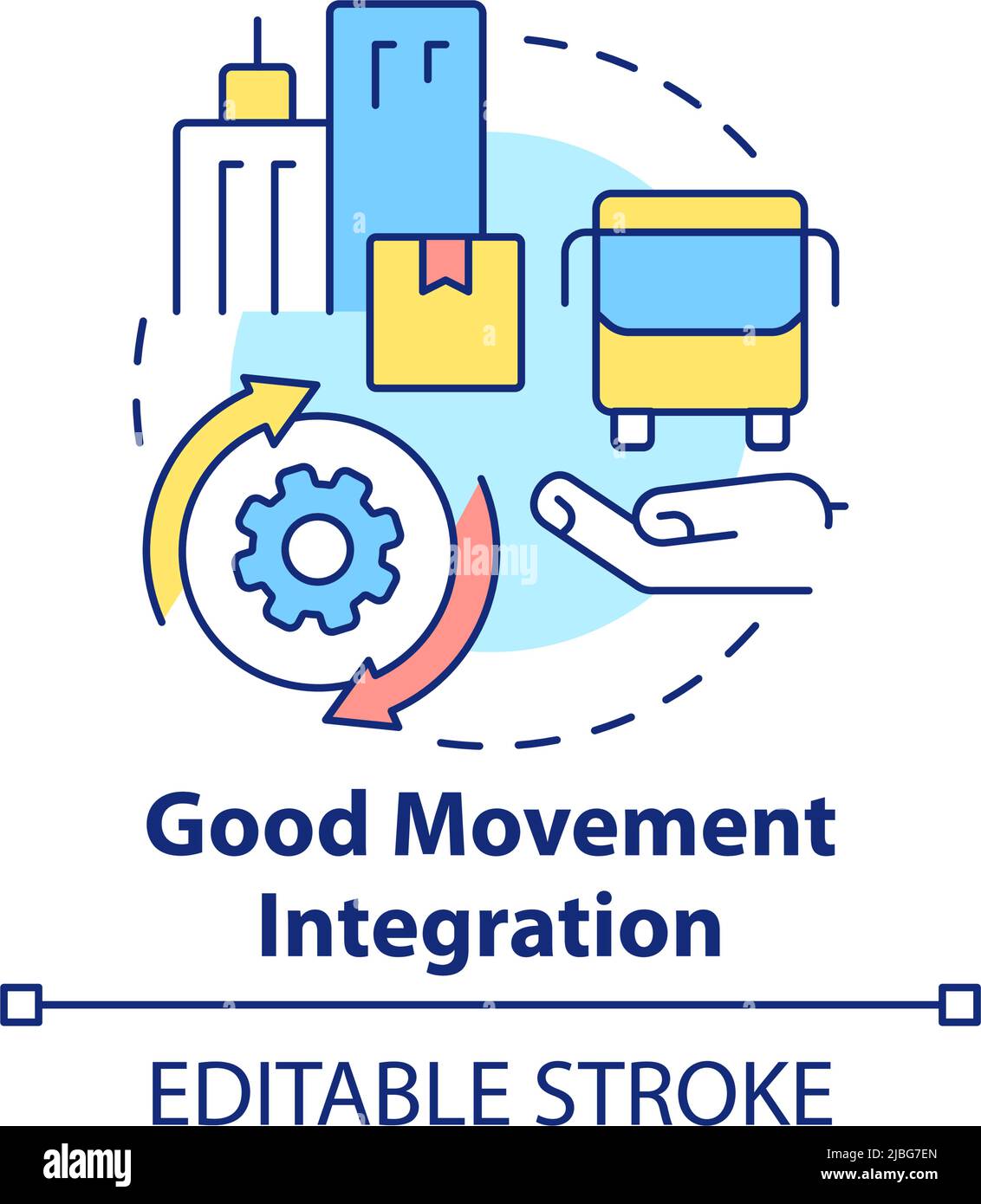 Good movement integration concept icon Stock Vector Image & Art - Alamy
