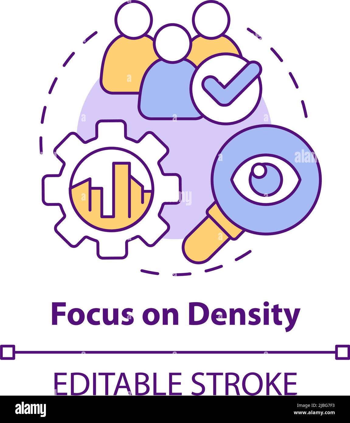 City density illustration Stock Vector Images - Alamy