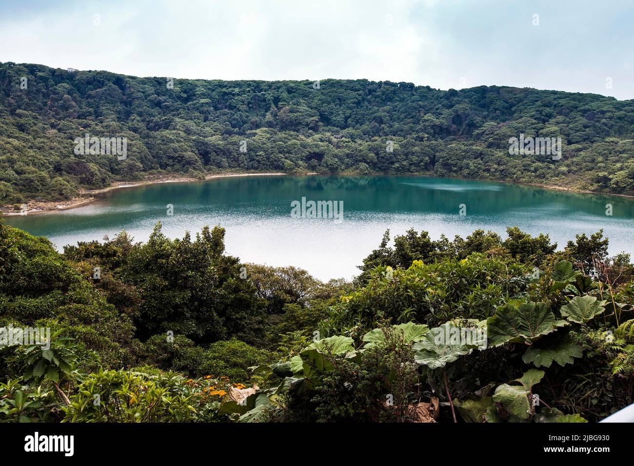 Costa Rica, Central America, San Jose, Crater lake in the Poas volcano ...