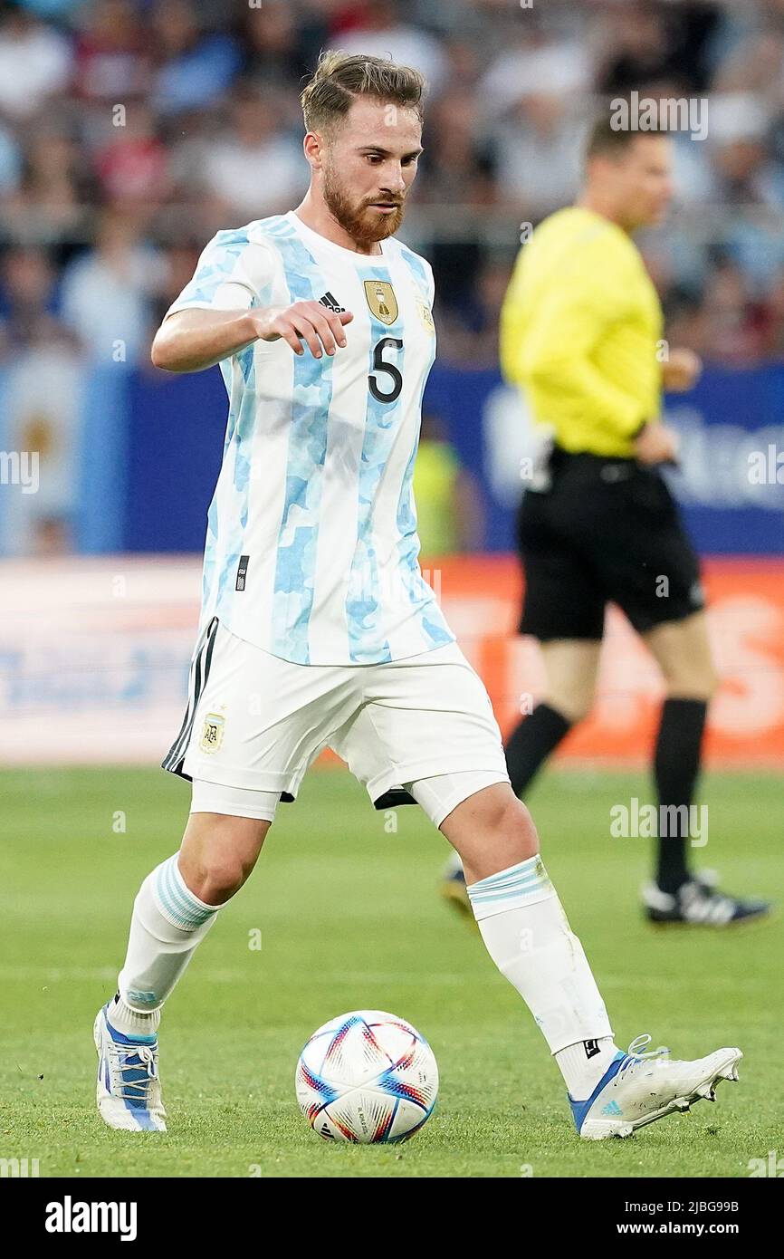 Pamplona, Spain on June 5, 2022 Argentina's Alexis Mac Allister during ...