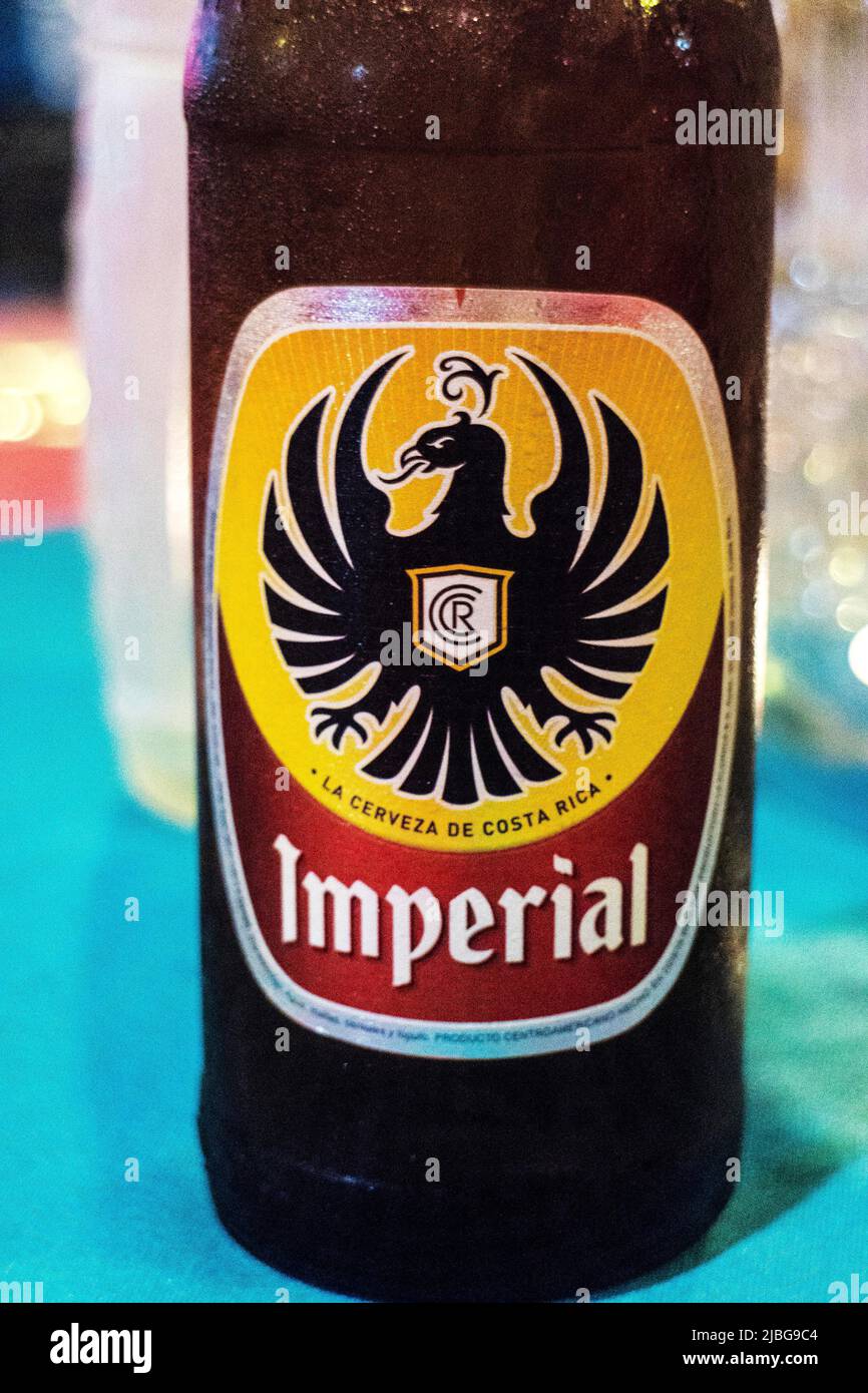 Costa Rica, Central America, Bottle of local Imperial Beer Photo ...