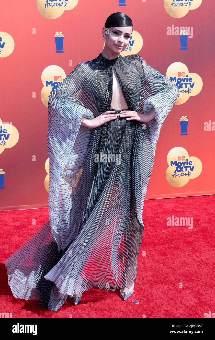 Santa Monica, California, USA. 05th June, 2022. Sofia Carson. 2022 MTV ...
