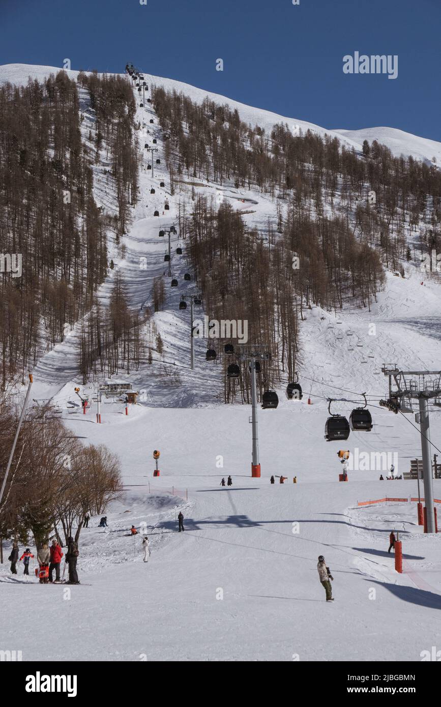 Val d’Isère Ski Resort in the French Alps Stock Photo - Alamy