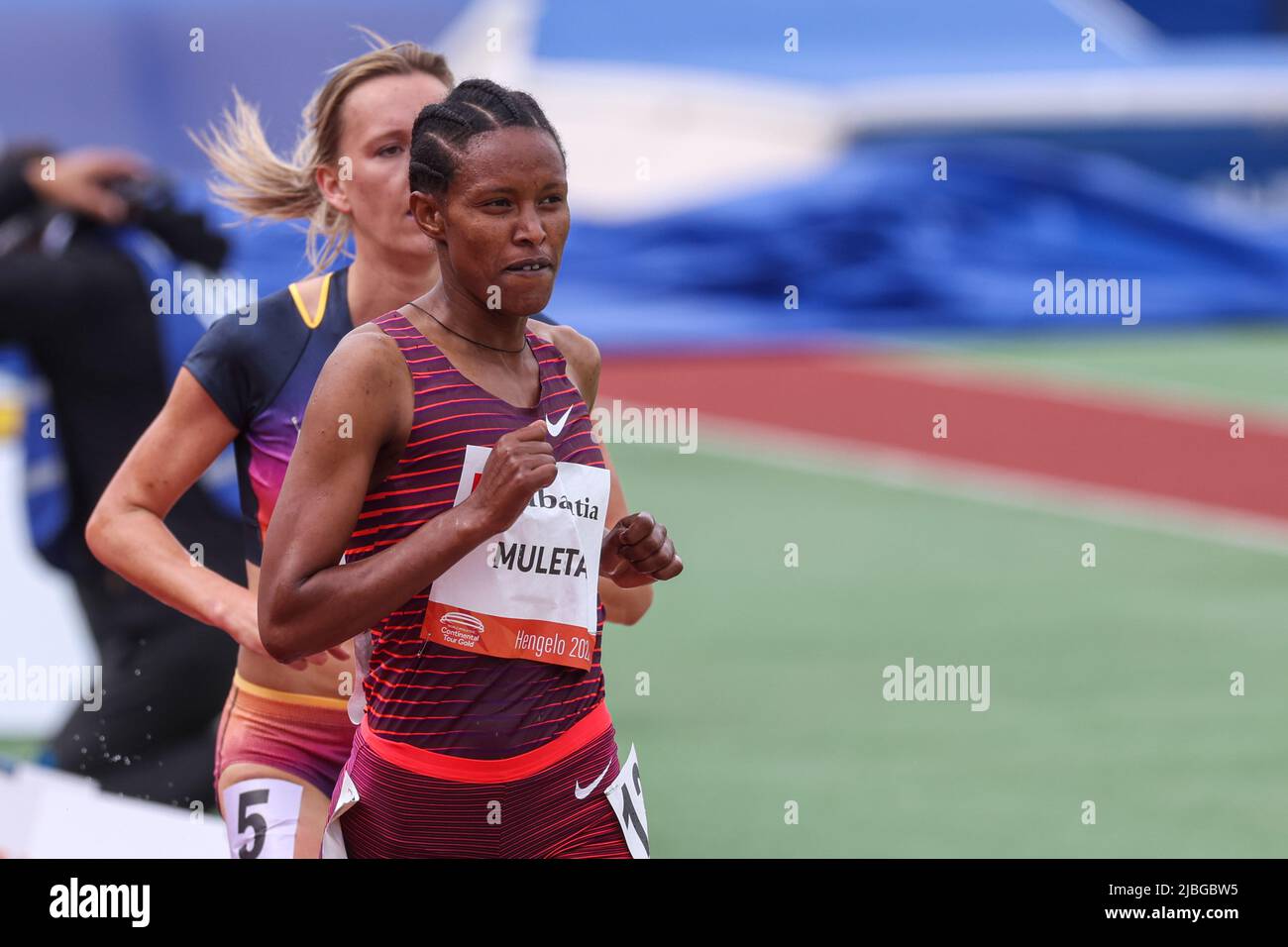 HENGELO, NETHERLANDS - JUNE 6: Lomi Muleta of Ethiopia during the FBK ...