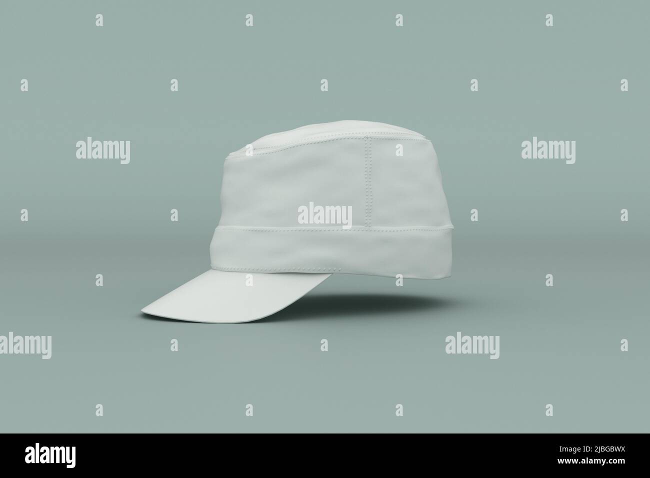White hat mockup, 3D rendering Stock Photo - Alamy