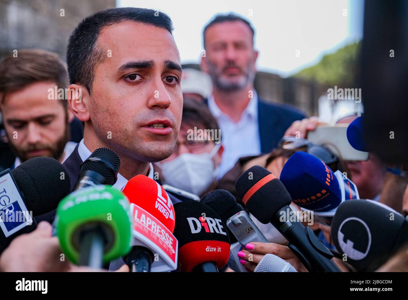 Minister Di Maio foreign minister of the 5-Star Movement at Maschio ...