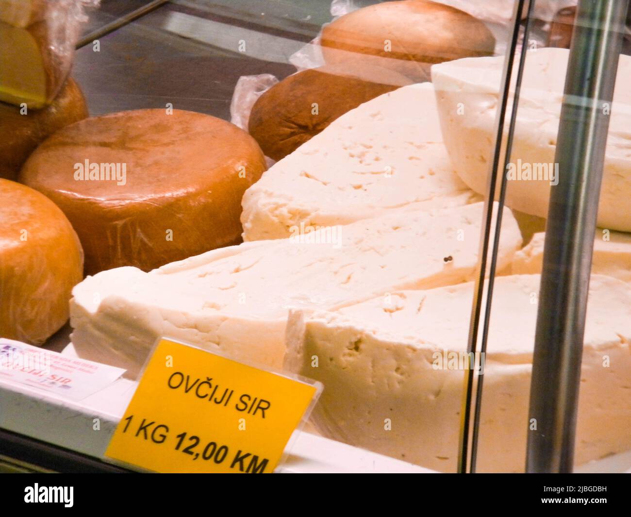 Various cheese product grocery store hi-res stock photography and ...