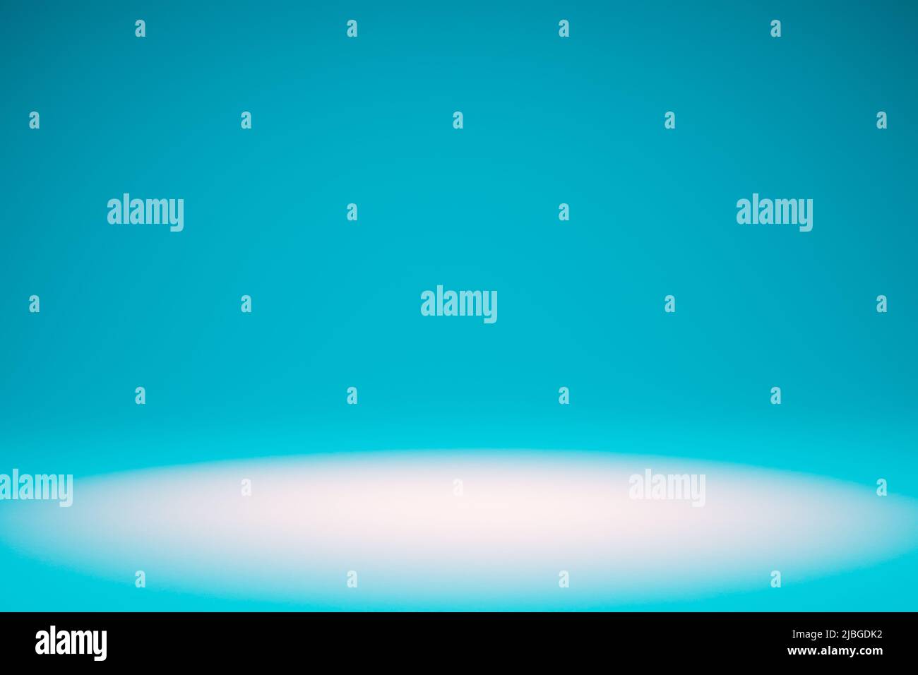 Turquoise or blue podium background with spot light in the middle Stock ...