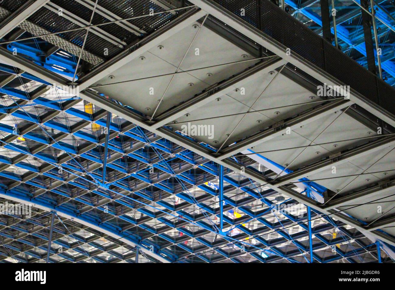 The image of station roof in Germany Stock Photo - Alamy