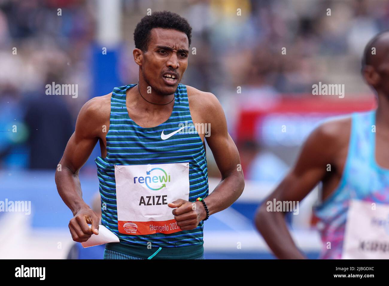HENGELO, NETHERLANDS - JUNE 6: Melkeneh Azize of Ethiopia during the ...