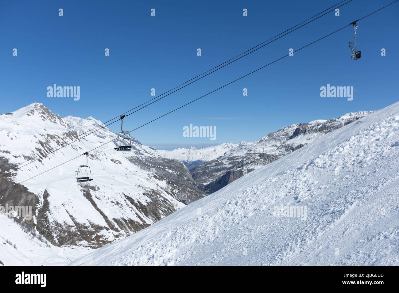Val disere ski resort hi-res stock photography and images - Alamy