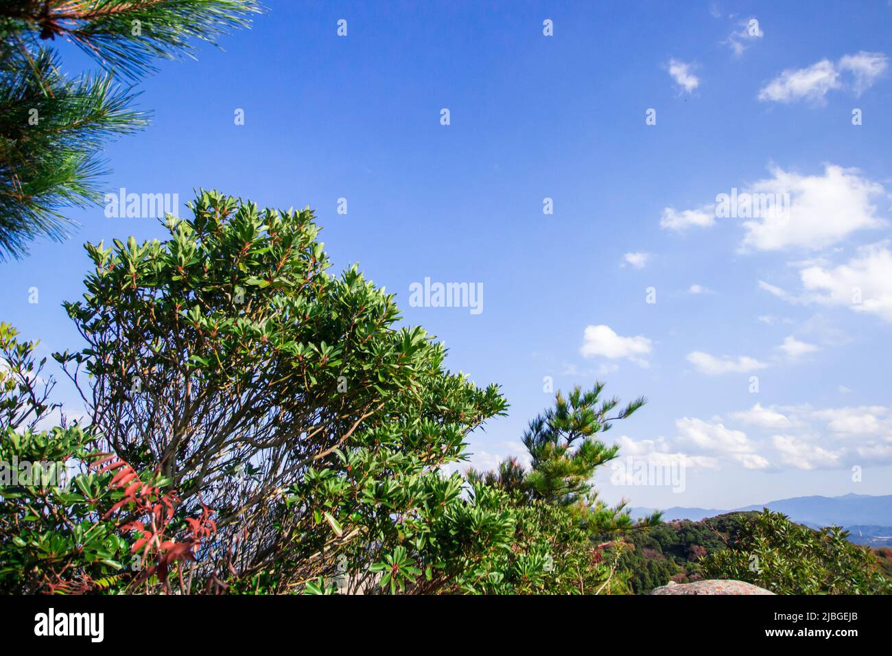 Landscape of Itoshima from mountain in Itoshima, Fukuoka, Japan. In ...