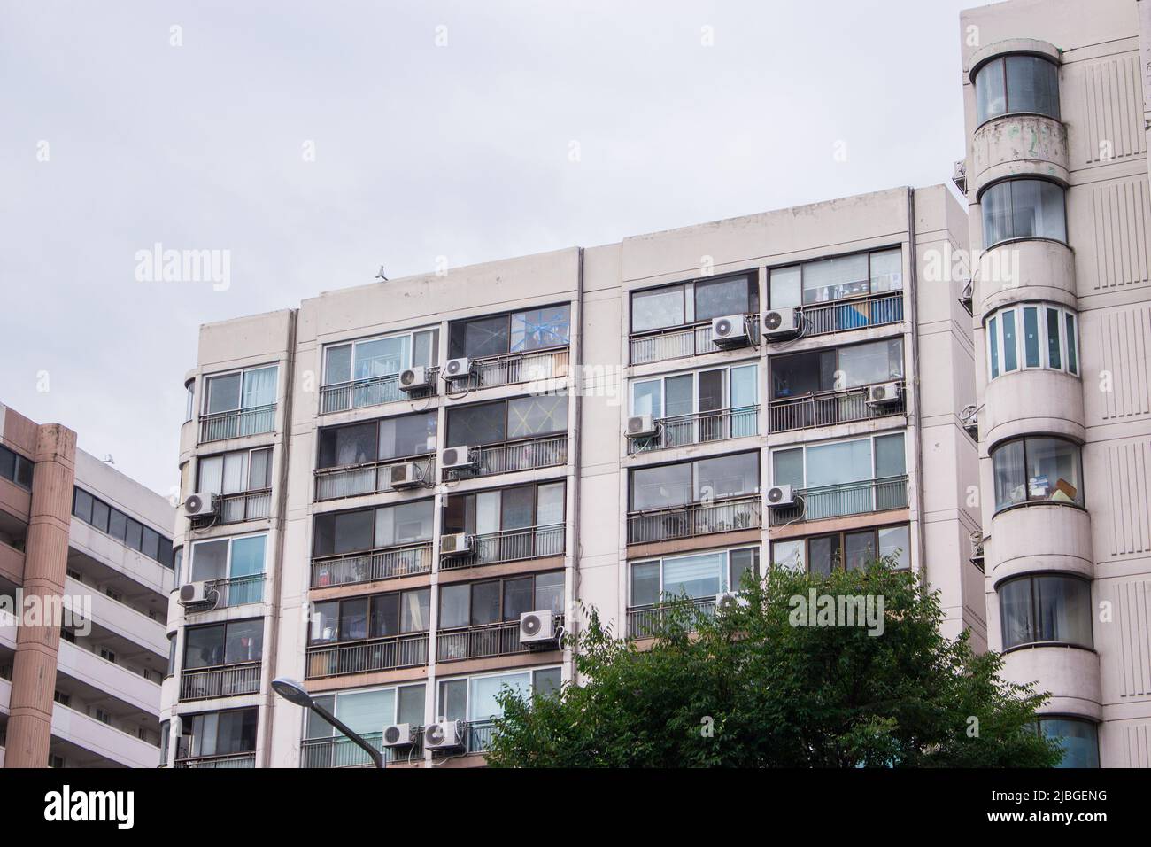 An old housing (apartment) in Downtown of Seoul, Korea Stock Photo - Alamy