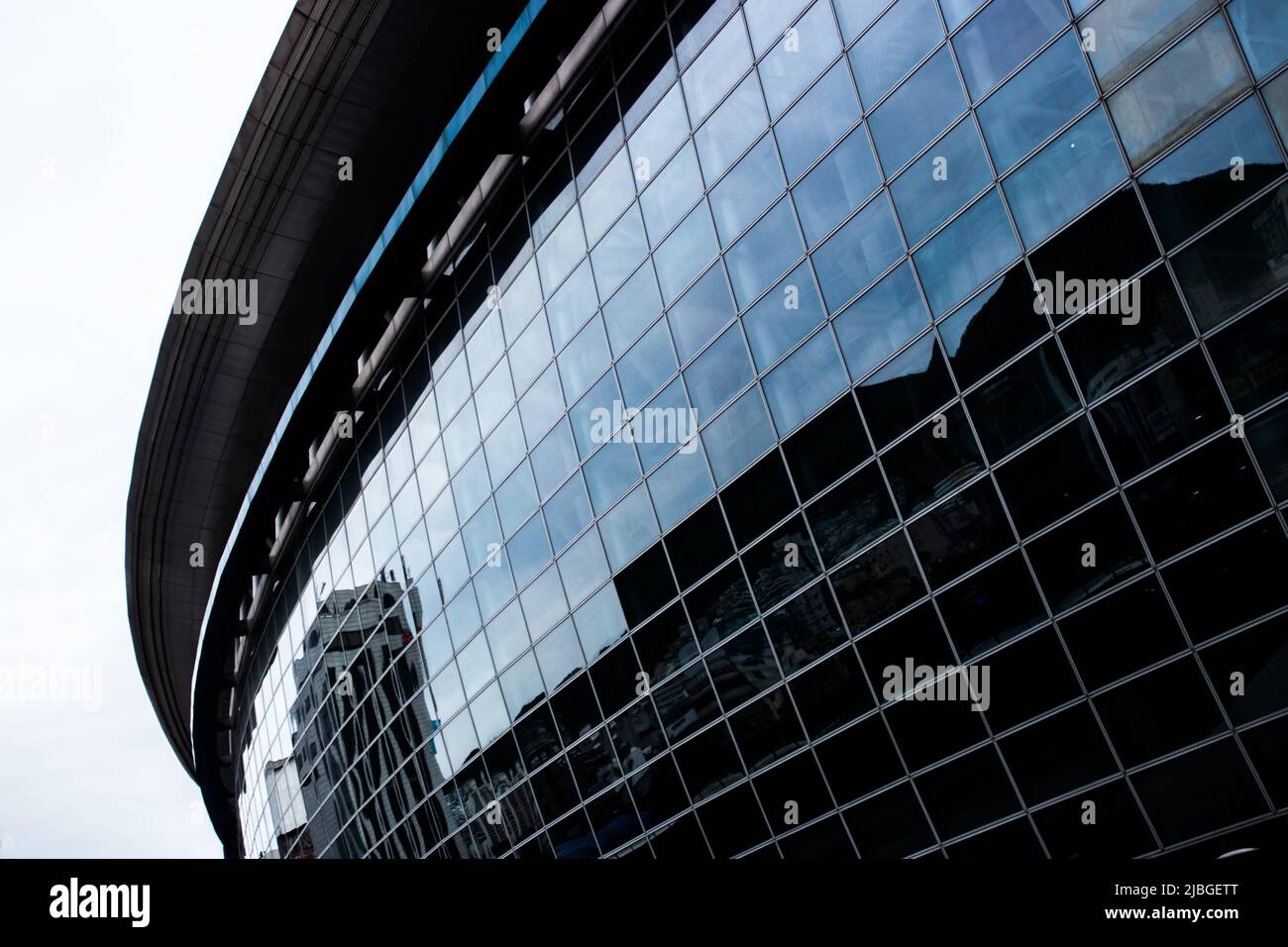 Busan station in Busan, South Korea - September 24, 2018 : Curved and ...