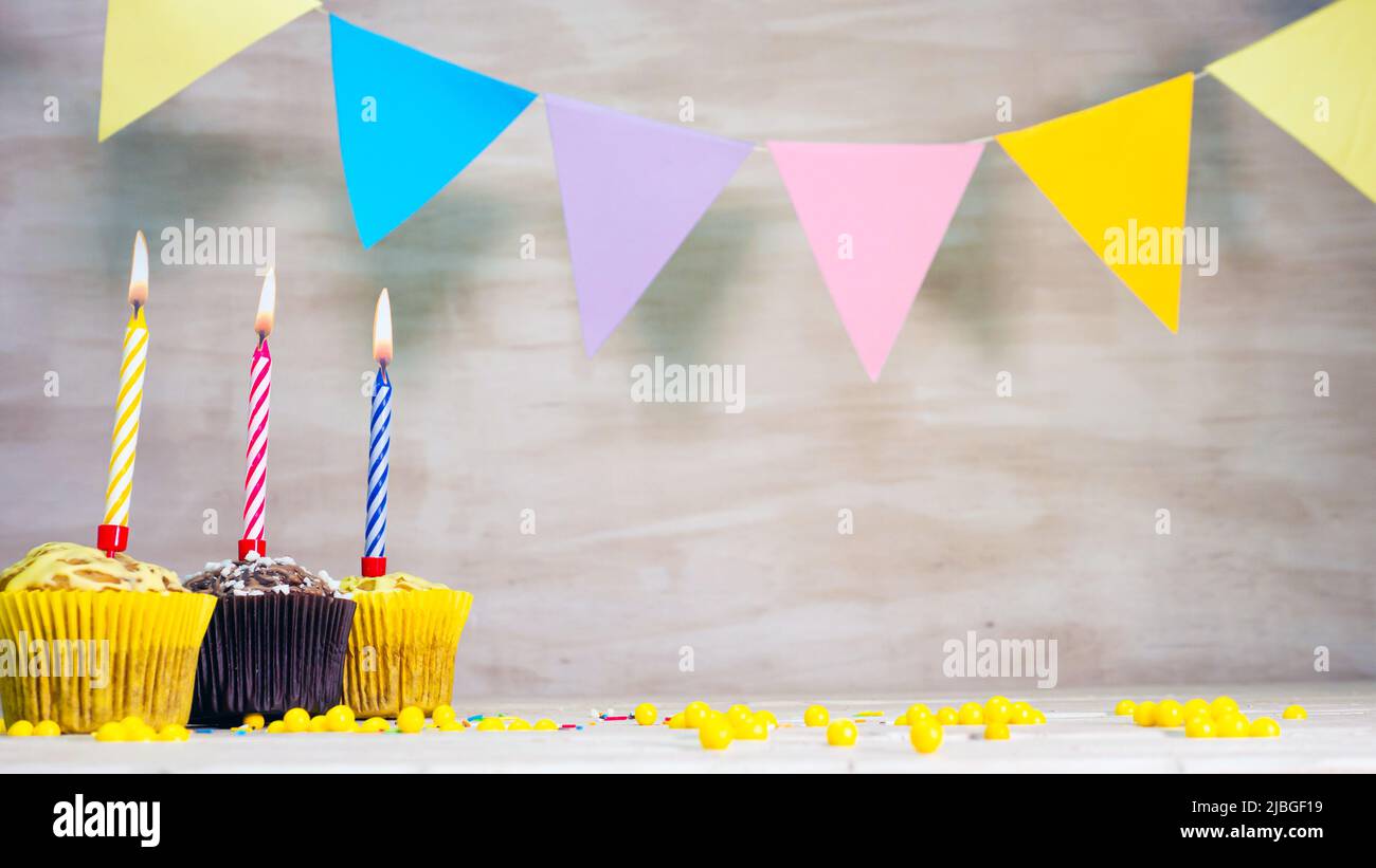 Birthday background with number. Beautiful birthday card with colorful ...
