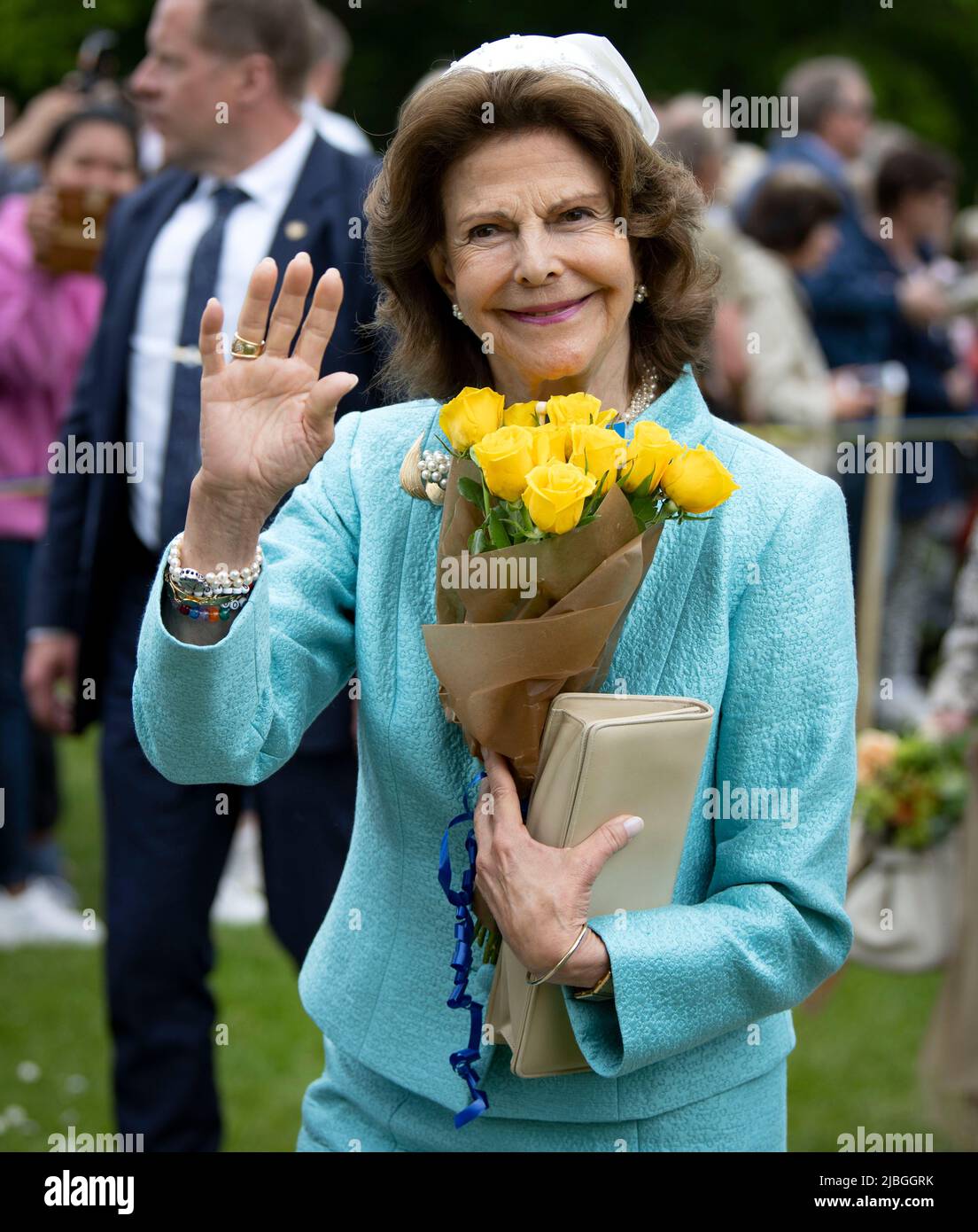 Queen Silvia participates in the National Day celebrations in Holje ...