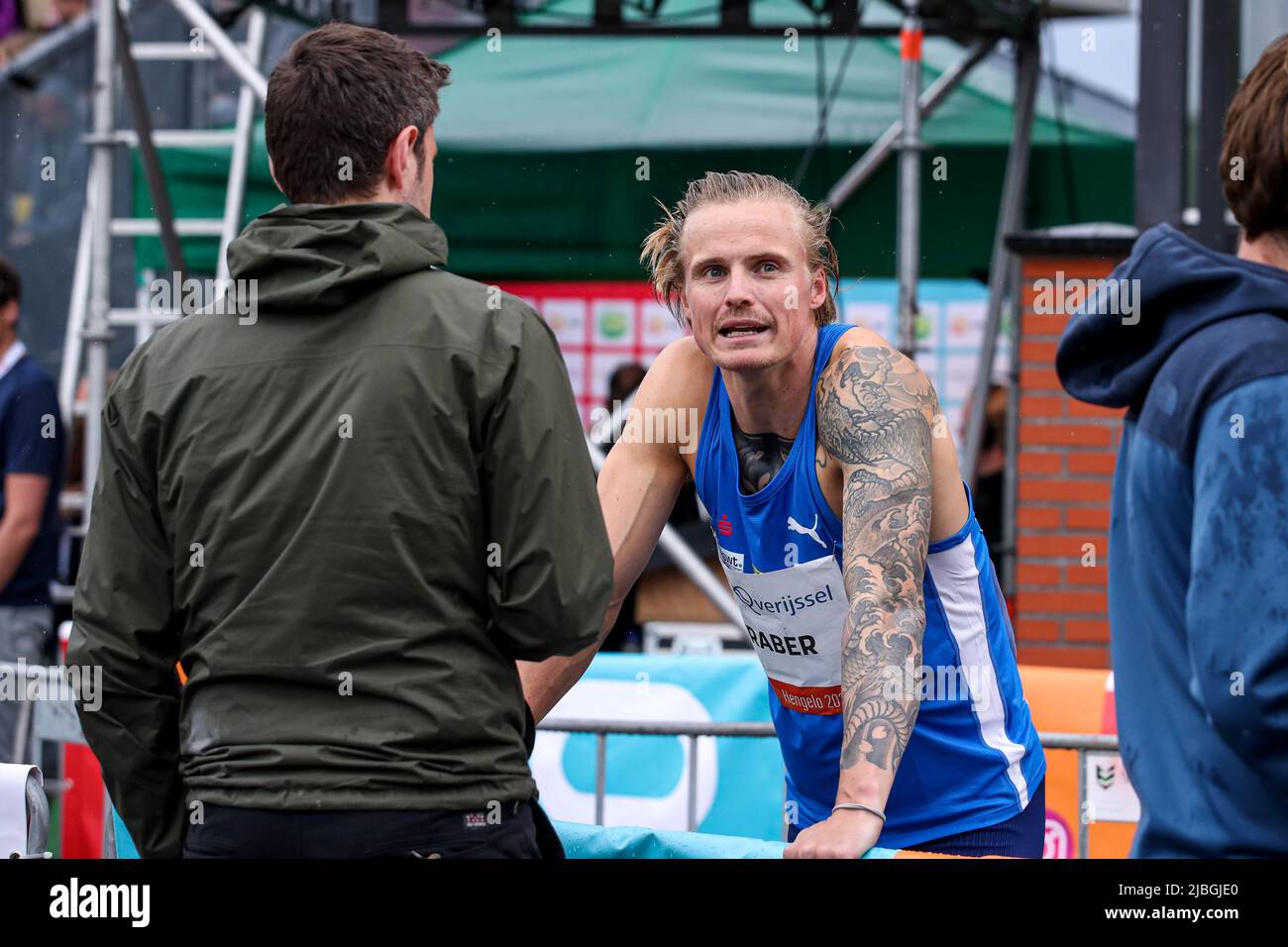 HENGELO, NETHERLANDS - JUNE 6: Gregor Traber of Germany during the FBK ...
