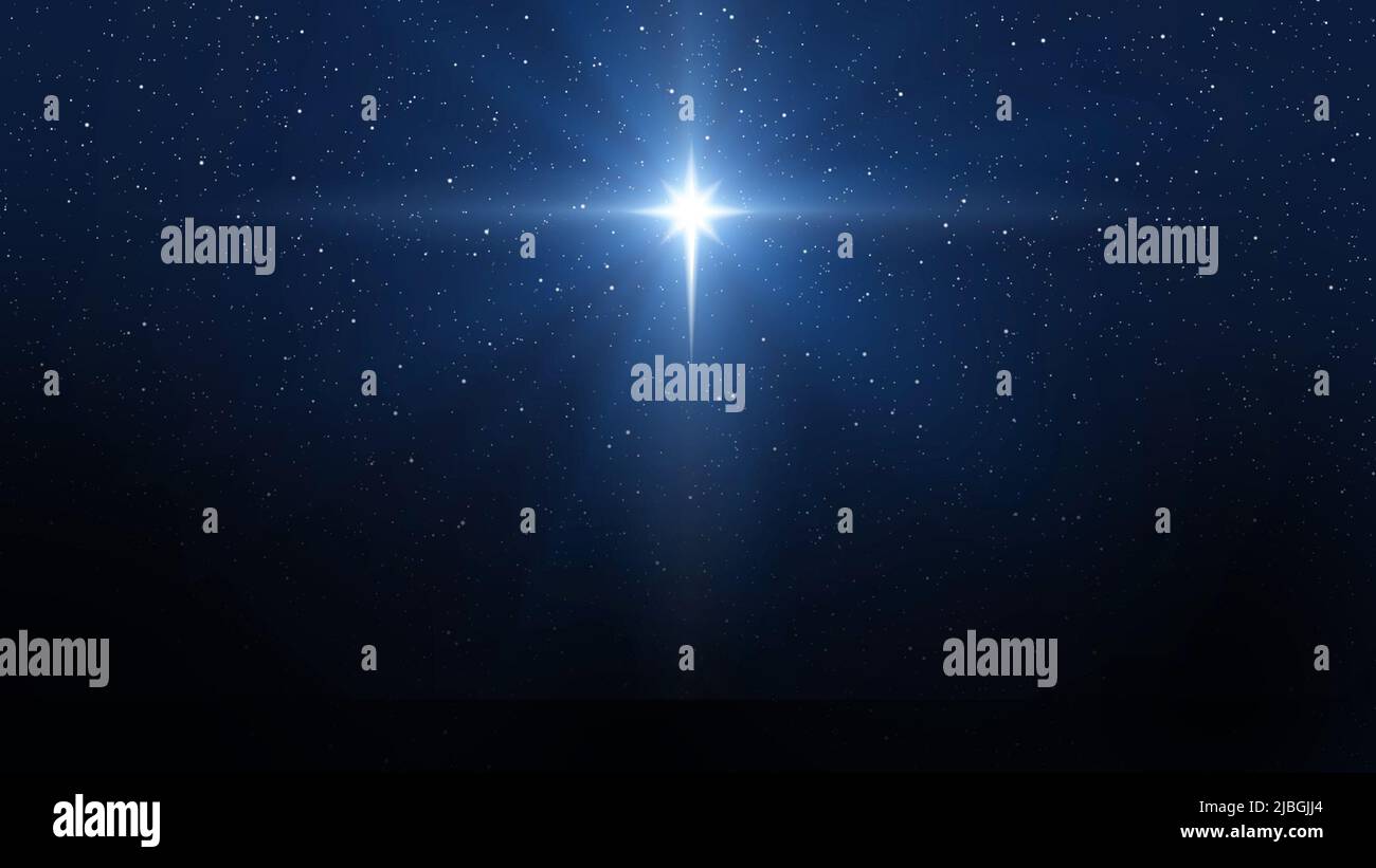 Christmas Starry Night Background