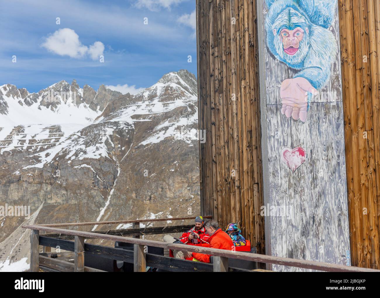Val d’Isère Ski Resort in the French Alps Stock Photo - Alamy