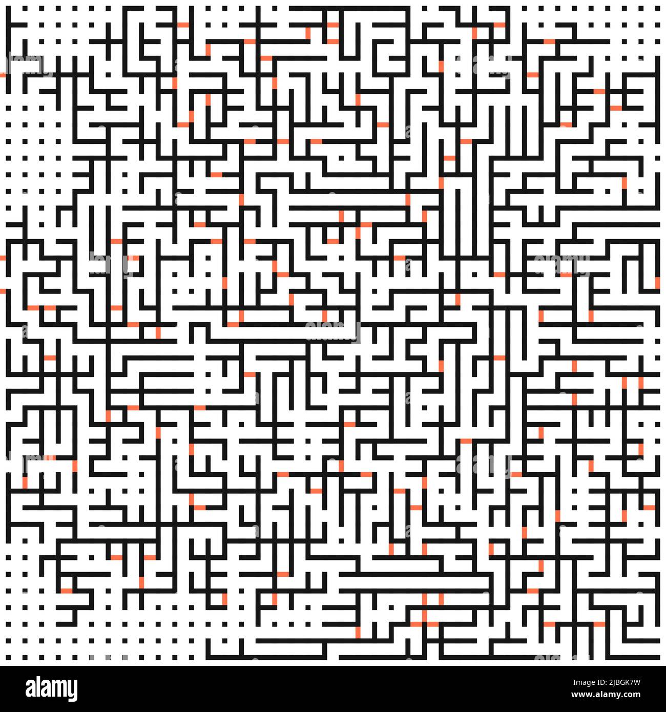 Albert-Laszlo Barabasi algorithm network visualization implementation illustration Stock Vector ...