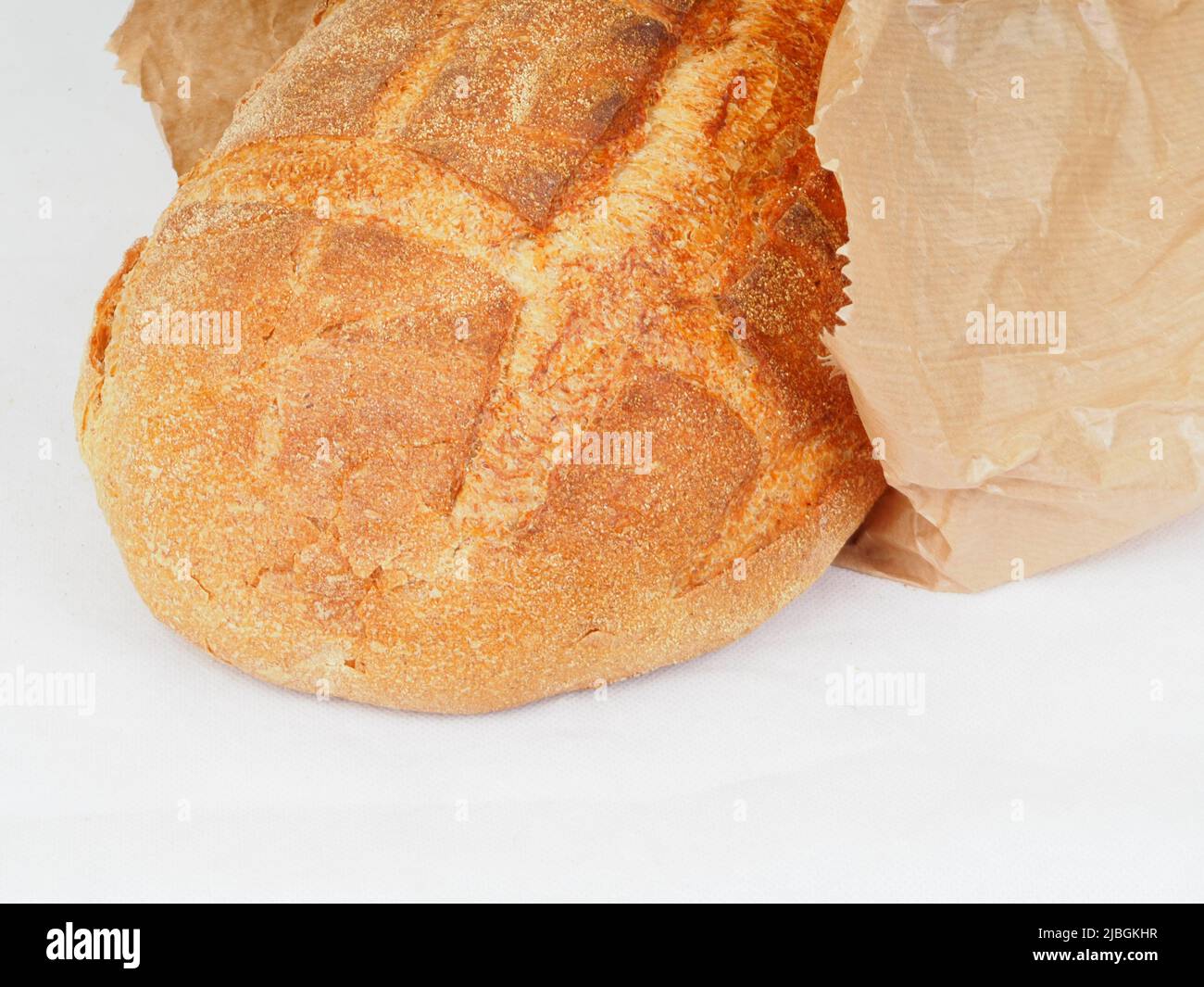 cuboid shaped Quadrotto bread on white background Stock Photo - Alamy