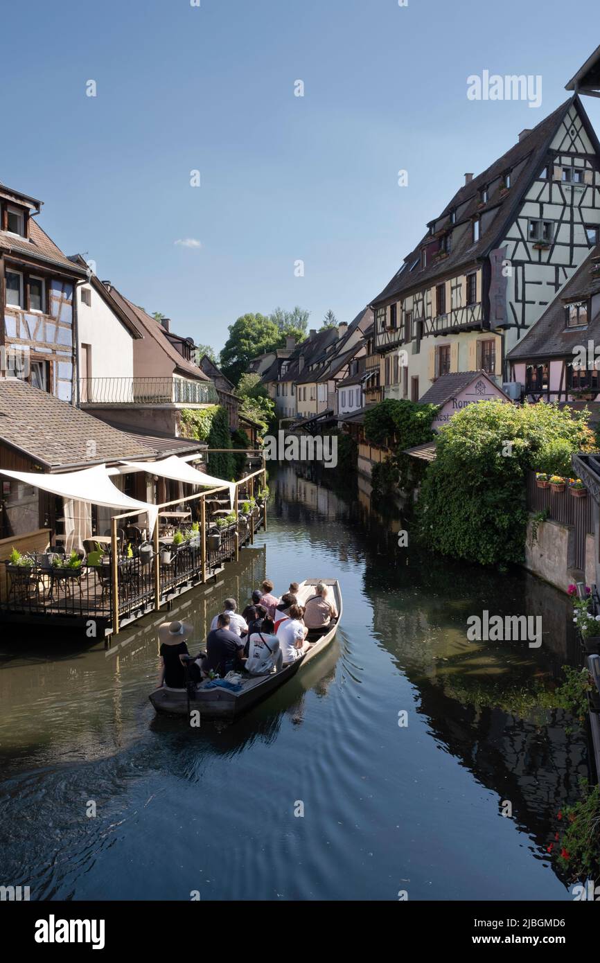 Historic town of Colmar, also known as Little Venice, with traditional ...