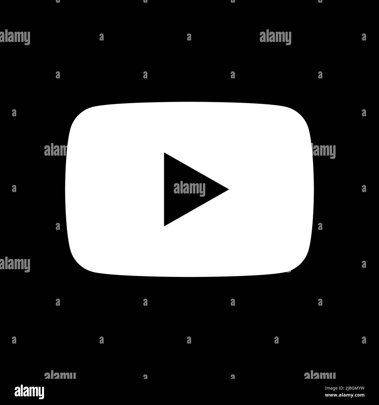 Youtube video mobile Black and White Stock Photos & Images - Alamy