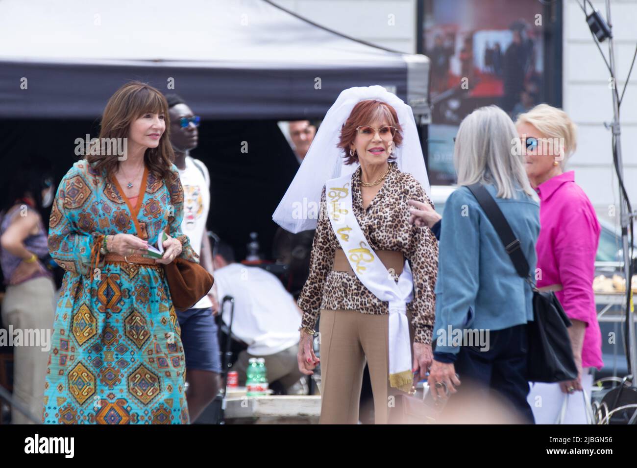 June 6, 2022, Rome, Italy: Actresses Diane Keaton, Jane Fonda, Candice ...