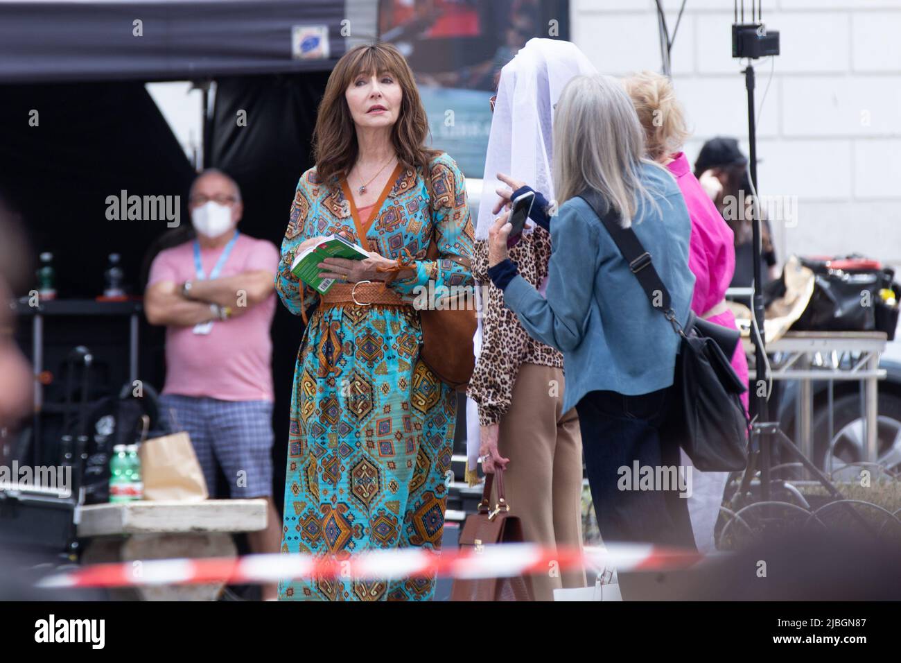 June 6, 2022, Rome, Italy: Actresses Diane Keaton, Jane Fonda, Candice ...